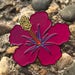 Hawaiian Hibiscus Flower Enamel Pin - Etsy