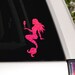 Mermaid With Seahorse Car Window Decal - Etsy