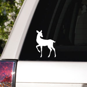 Prancing Doe Car Window Decal - Etsy