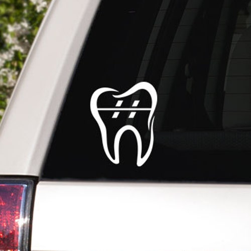 Molar Tooth Car Window Decal - Etsy