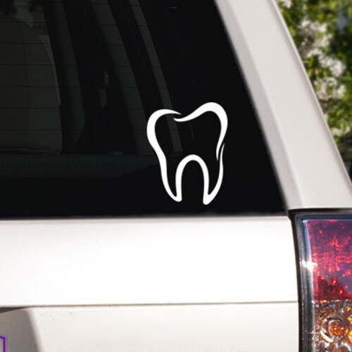 Molar Tooth Car Window Decal - Etsy