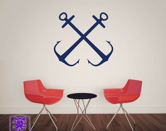 Crossed anchors | Etsy