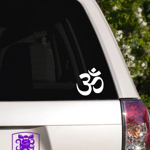 Om Symbol Car Window Decal | Etsy