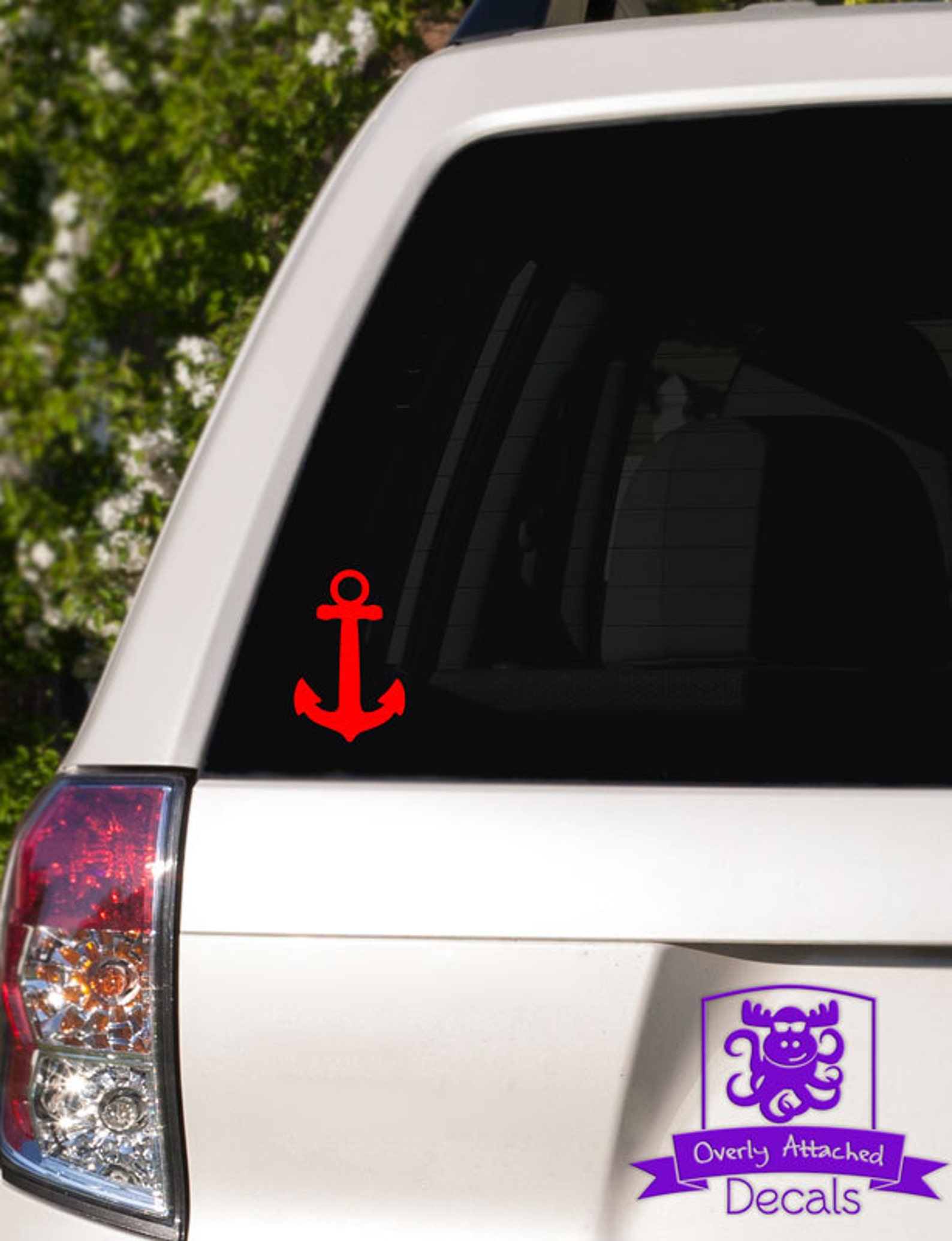 Anchor Car Window Decal - Etsy