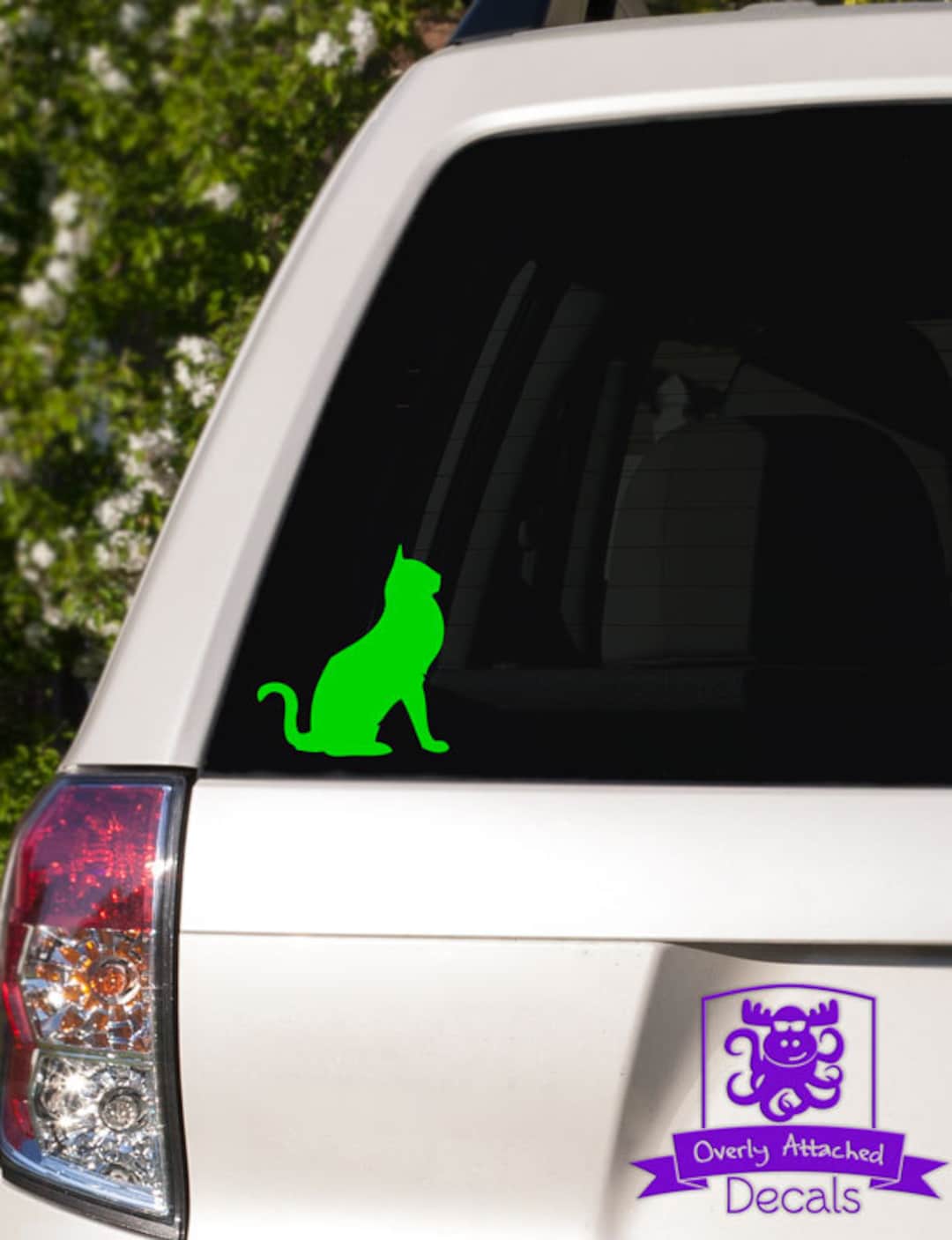 Kitty Cat Car Window Decal - Etsy