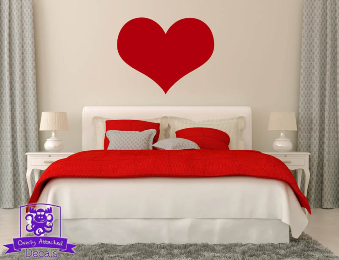 Heart Wall Decal Decor - Etsy