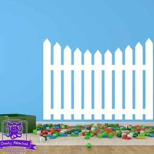 Picket Fence Wall Decal - Etsy