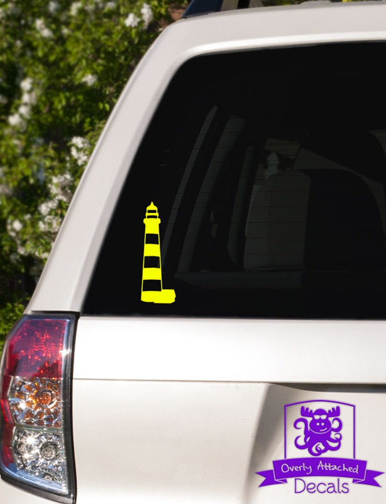 Lighthouse Car Window Decal | Etsy
