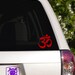 Om Symbol Car Window Decal - Etsy