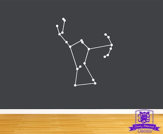 Orion the Warrior Constellation Wall Decal - Etsy