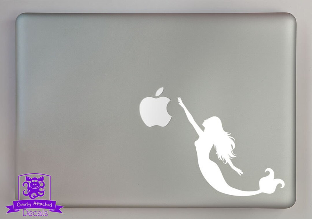 Mermaid Reaching MacBook Laptop Decal - Etsy