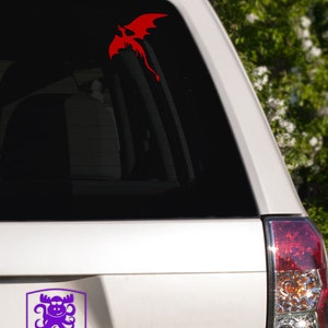 Dragon 2 Car Window Decal - Etsy