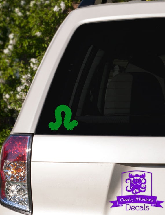 Inch Worm Car Window Decal - Etsy