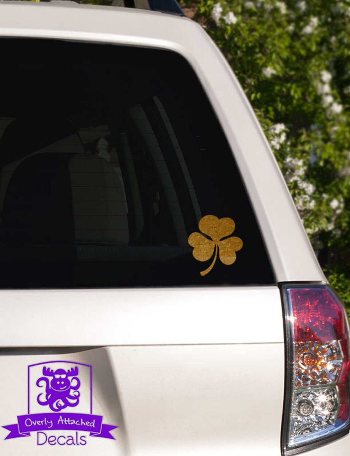 Irish Shamrock Car Window Decal - Etsy