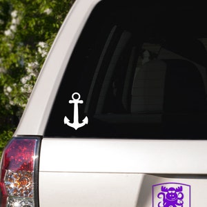 Anchor Car Window Decal - Etsy