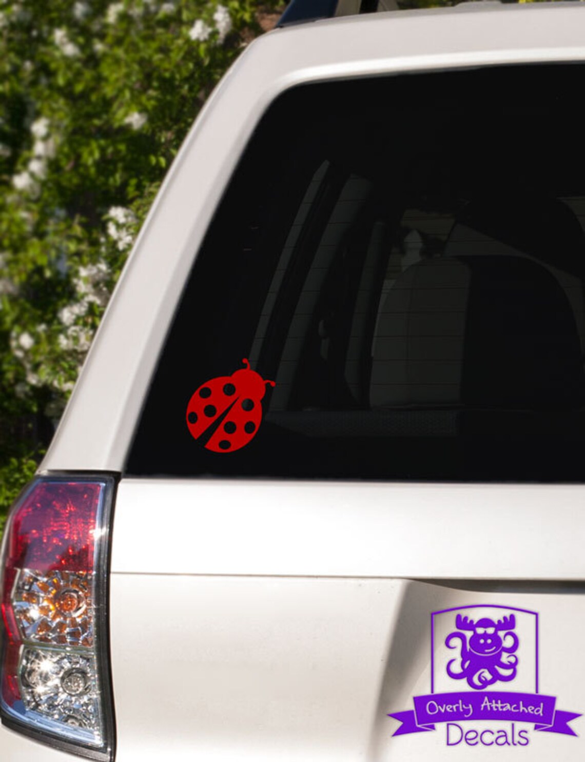 Ladybug Car Window Decal - Etsy