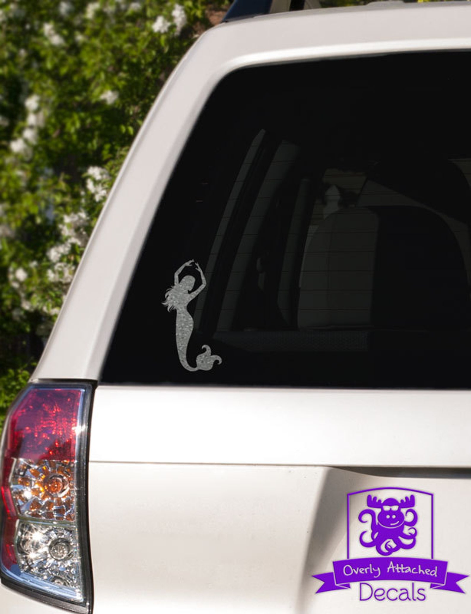 Dancing Mermaid Car Window Decal | Etsy