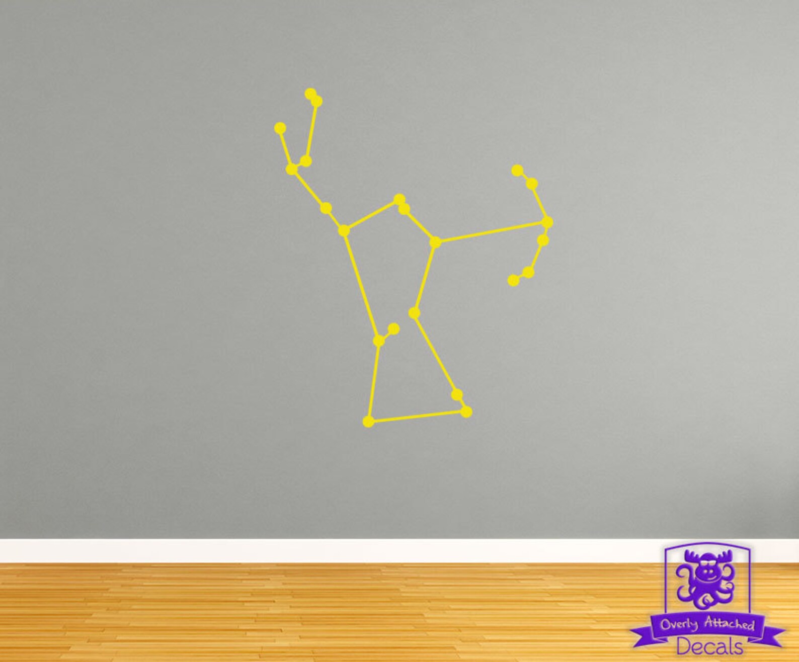 Orion the Warrior Constellation Wall Decal - Etsy