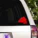 Delicate Rose Car Window Decal - Etsy