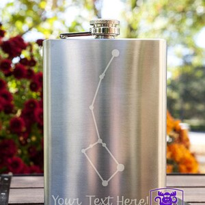 Ursa Minor Little Dipper Constellation Customizable Etched Stainless ...