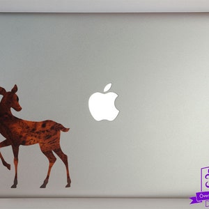 Prancing Doe MacBook Laptop Decal - Etsy