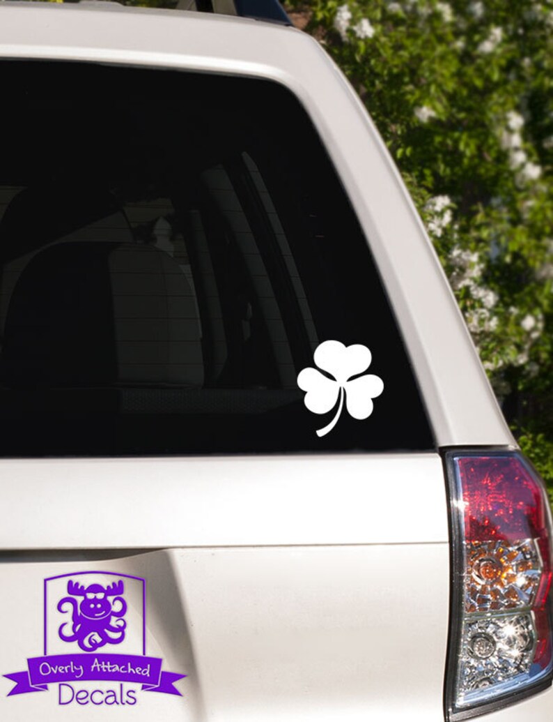 Irish Shamrock Car Window Decal - Etsy