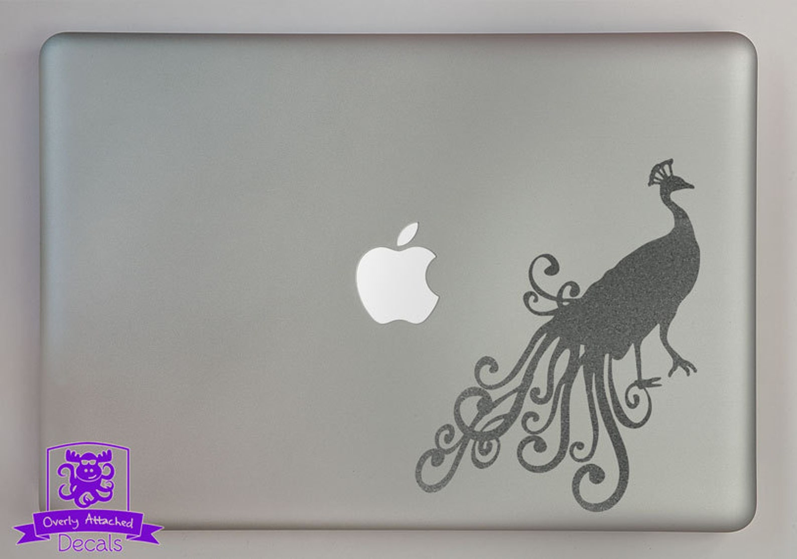 Decorative Peacock Macbook Laptop Decal | Etsy