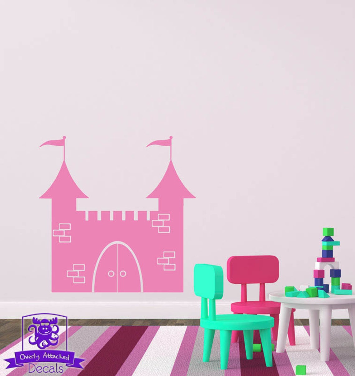 Fantasy Castle Wall Decal - Etsy
