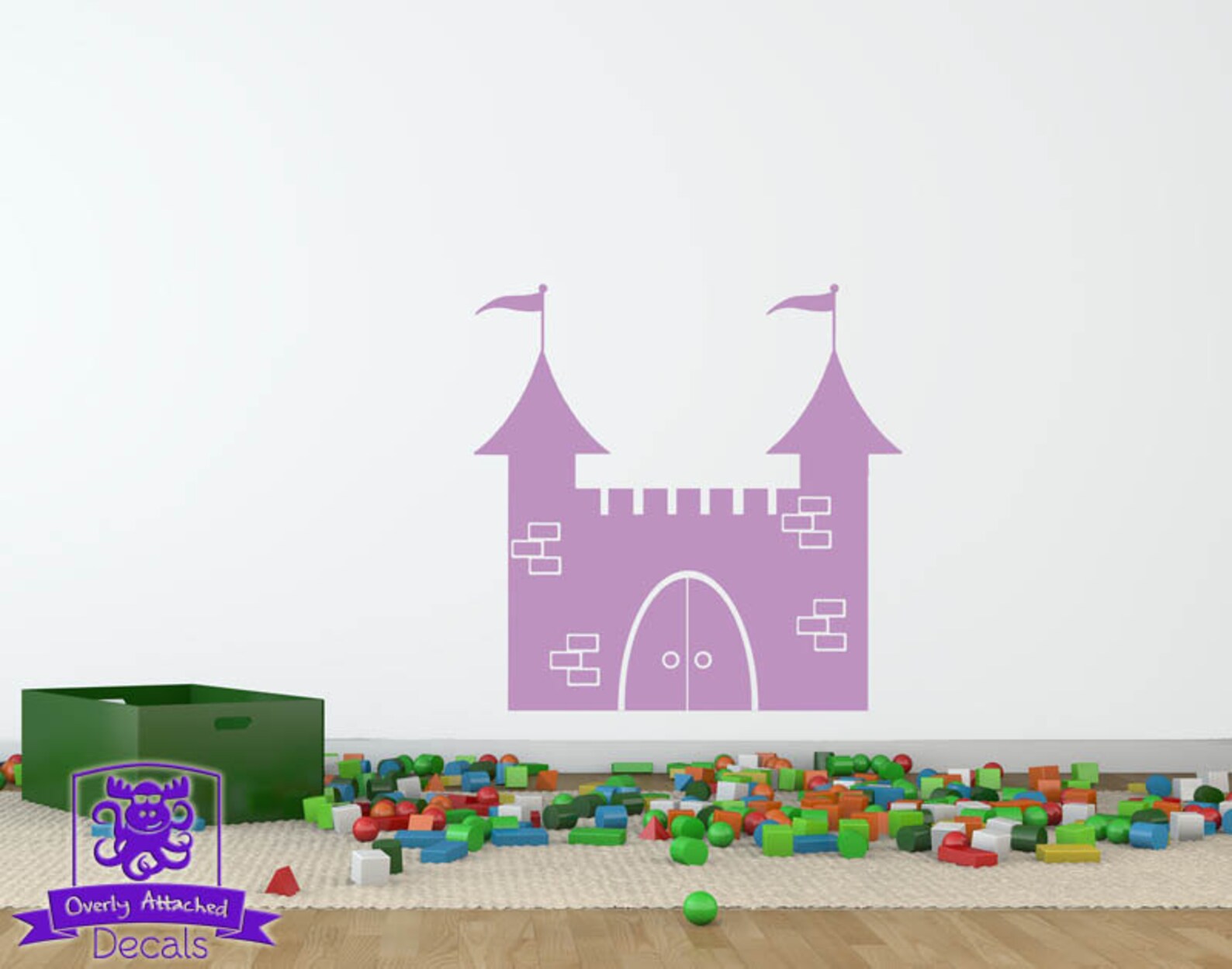 Fantasy Castle Wall Decal - Etsy