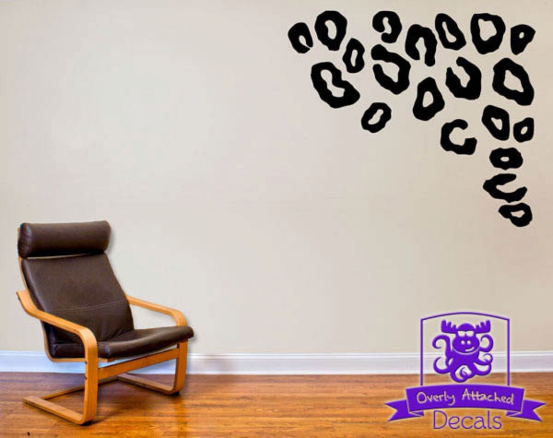 Leopard Print Wall Decal - Etsy