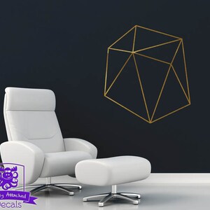 Geometric Shape Wall Decal - Etsy