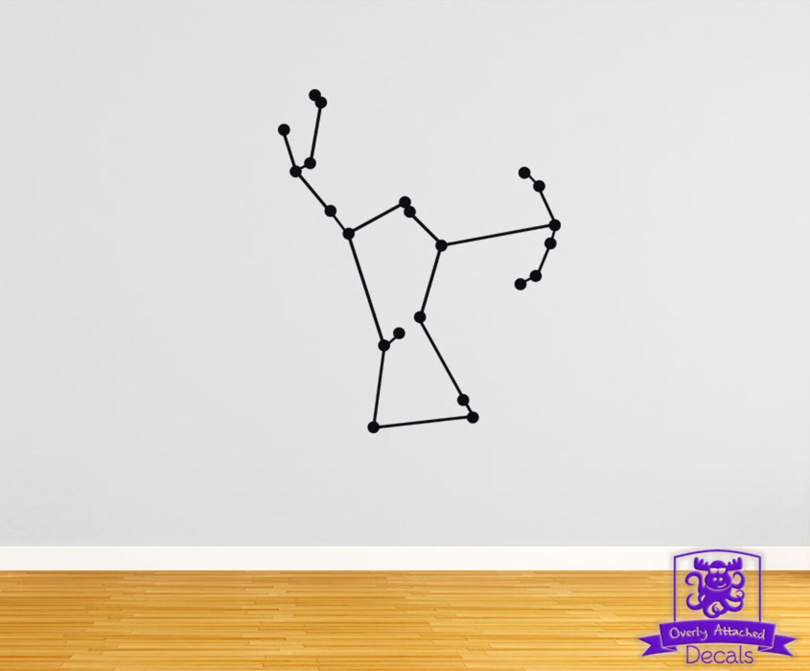 Orion the Warrior Constellation Wall Decal - Etsy