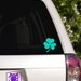 Irish Shamrock Car Window Decal - Etsy