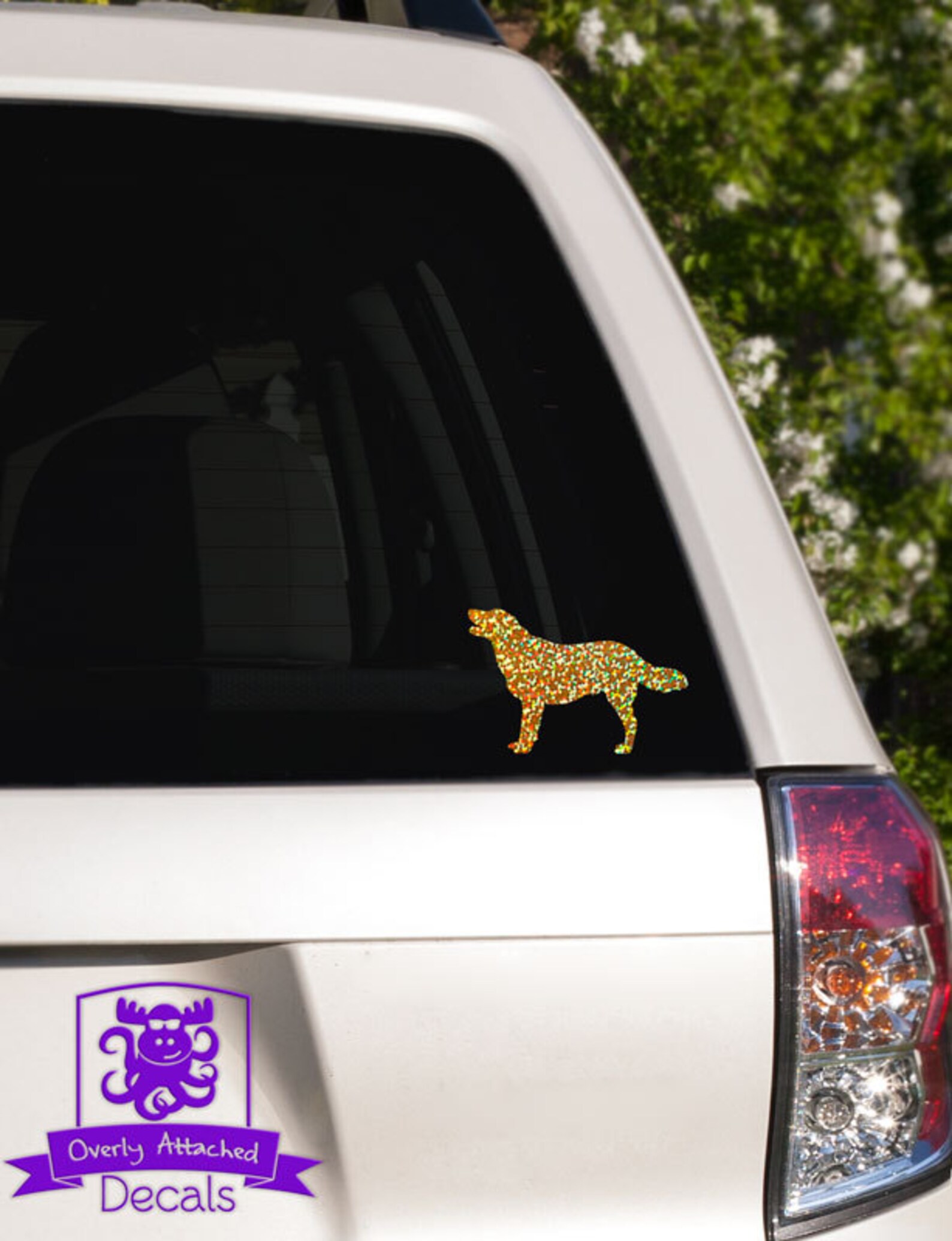 Retriever Dog Car Window Decal | Etsy