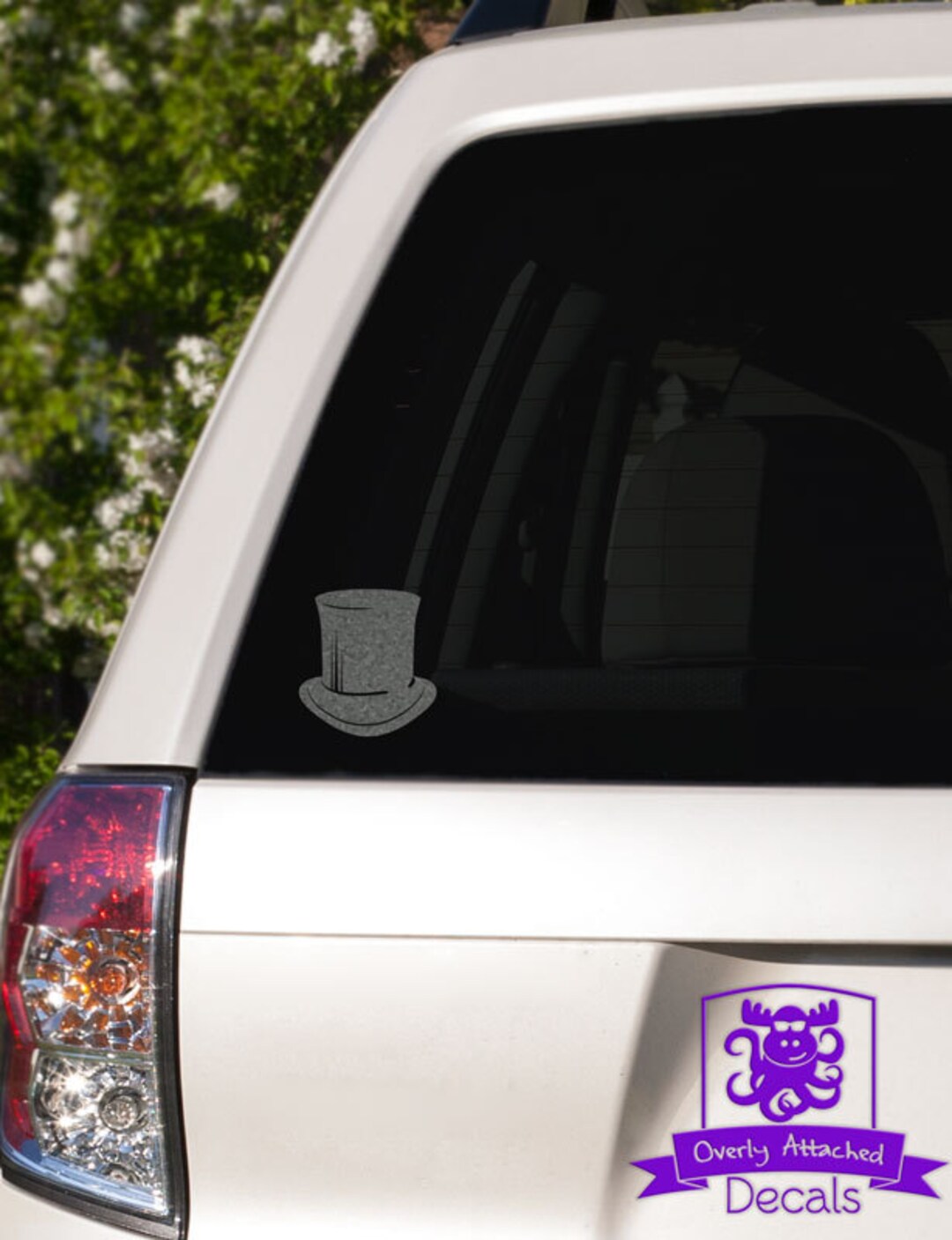 Top Hat Car Window Decal - Etsy