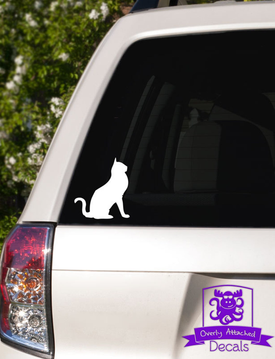 Kitty Cat Car Window Decal - Etsy