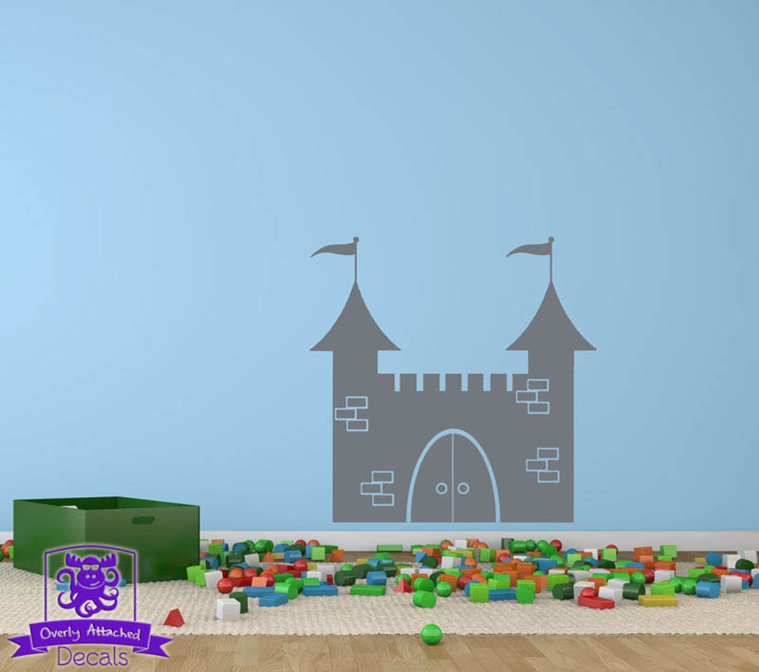 Fantasy Castle Wall Decal - Etsy