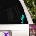 Mermaid Sitting Car Window Decal - Etsy