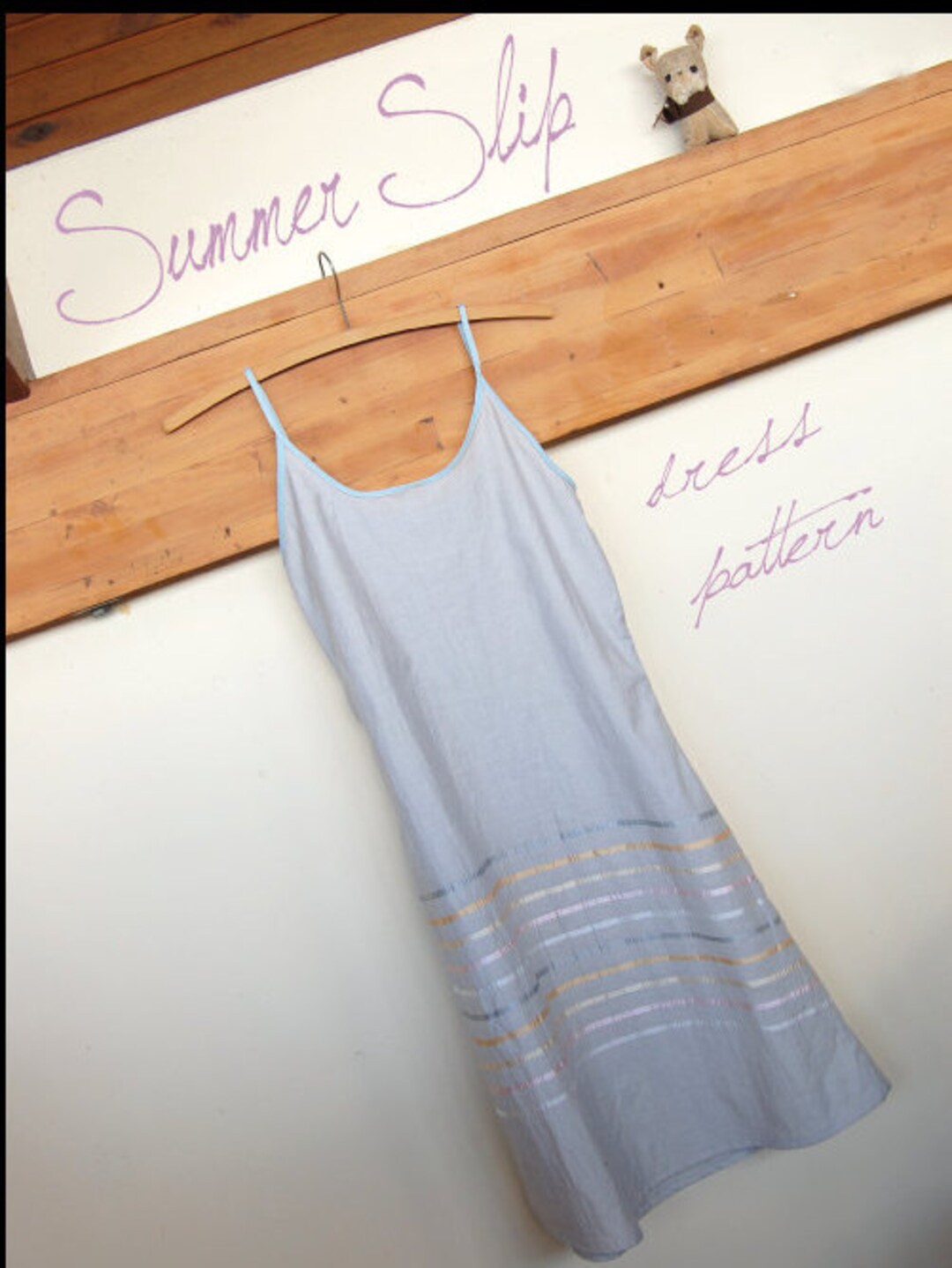 Summer Slip Dress - Easy Sewing Pattern - Ladies Multi-sized Instant ...