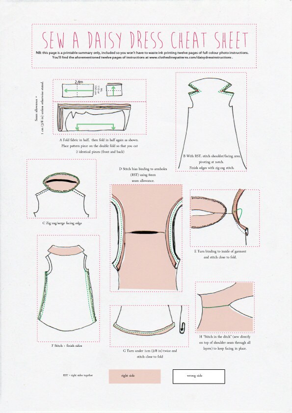 Daisy Dress Sewing Pattern Simple Speedy Sewing Ladies - Etsy