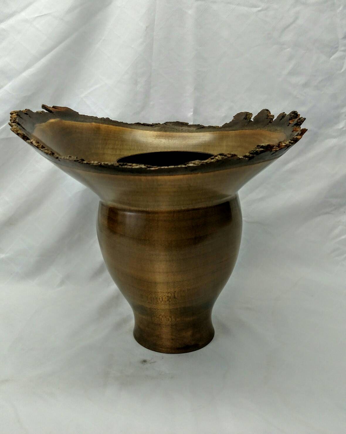 Handmade Ebonized Natural Edge Maple Turning - Etsy