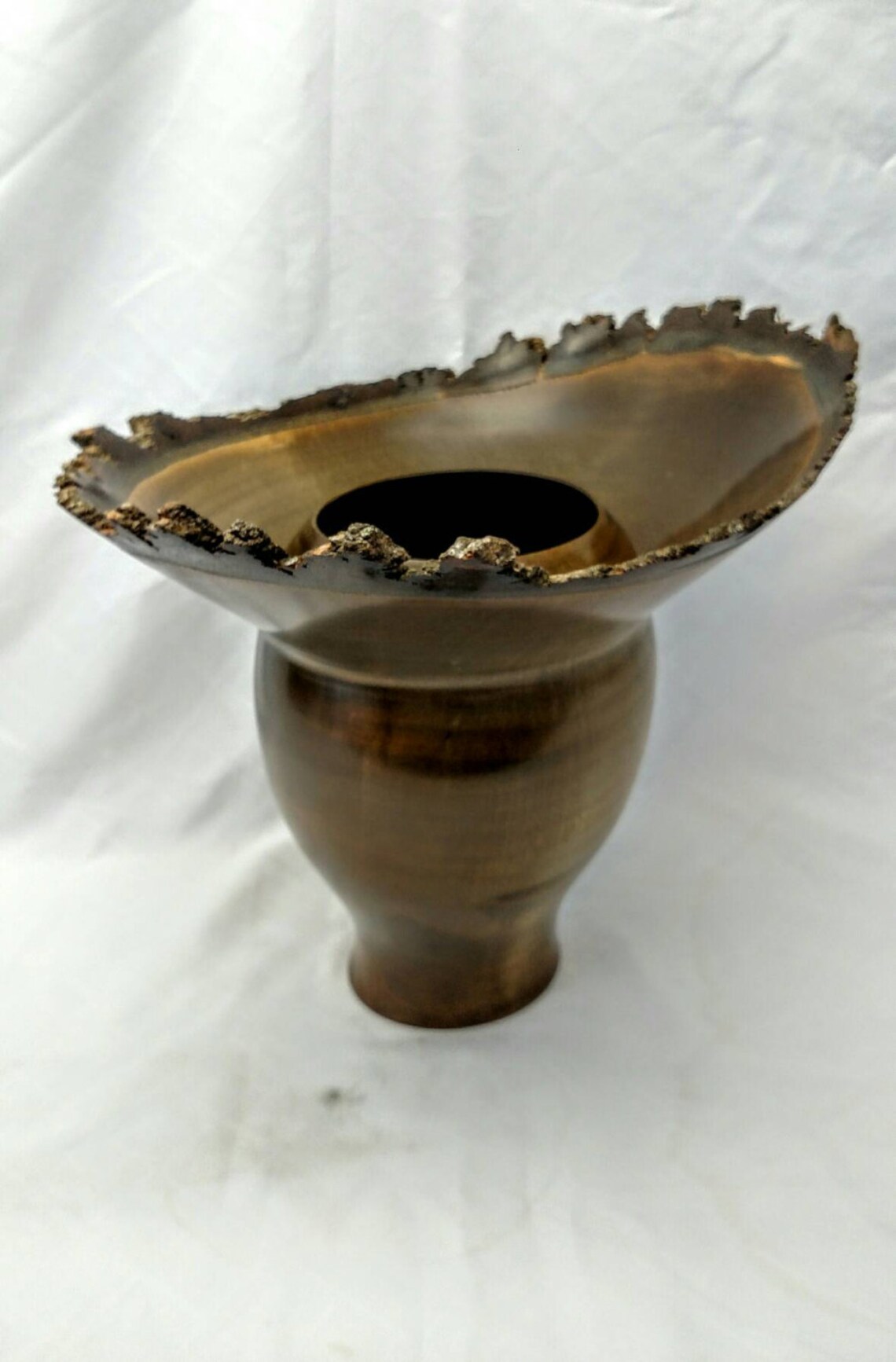 Handmade Ebonized Natural Edge Maple Turning - Etsy