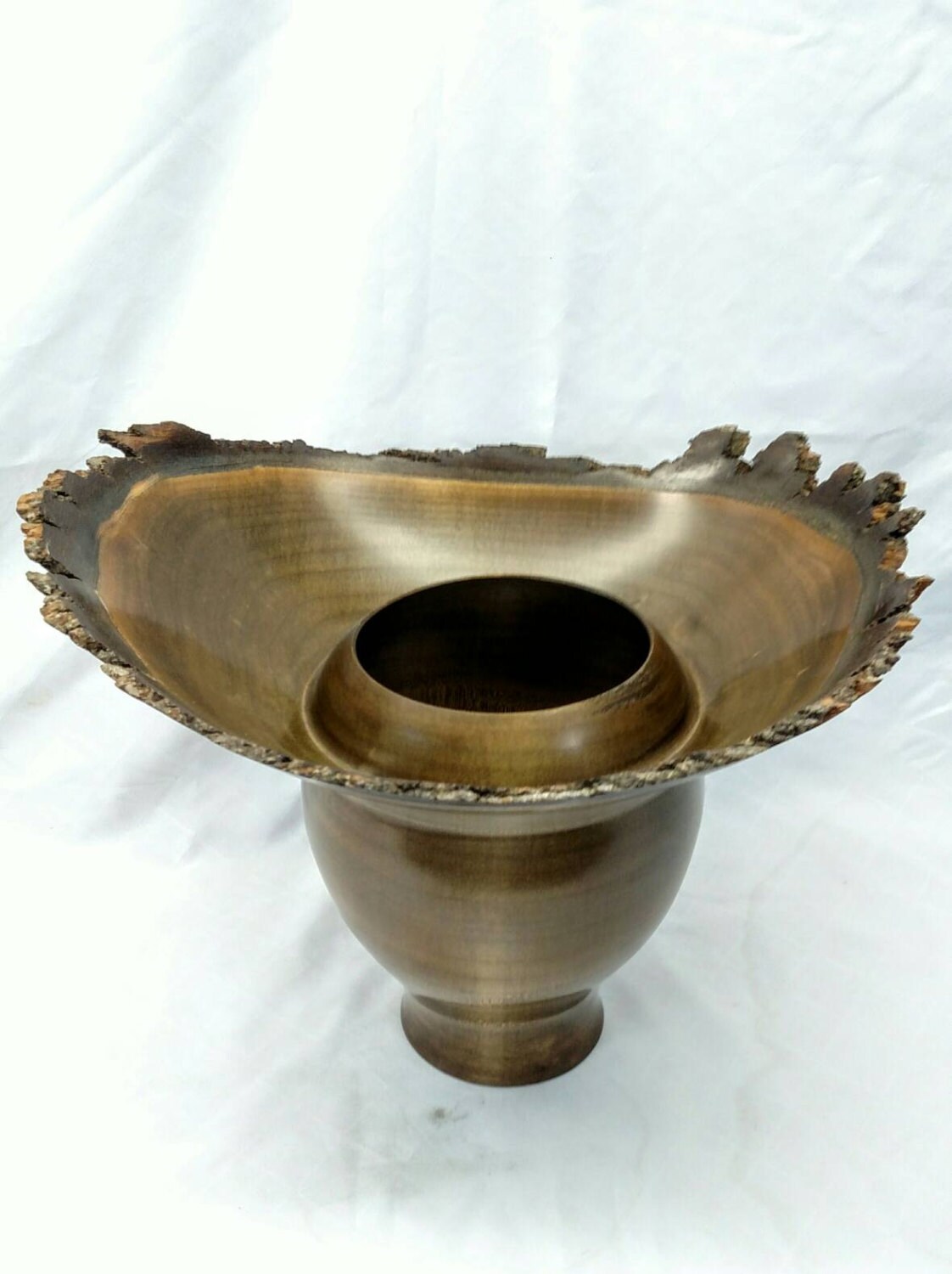 Handmade Ebonized Natural Edge Maple Turning - Etsy