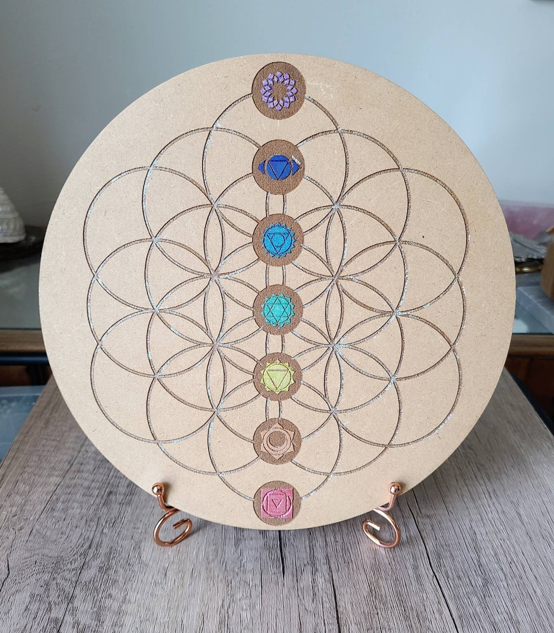 10'' Distance Reiki Healing Board, Crystal Grid, Chakra Healing, Altar ...