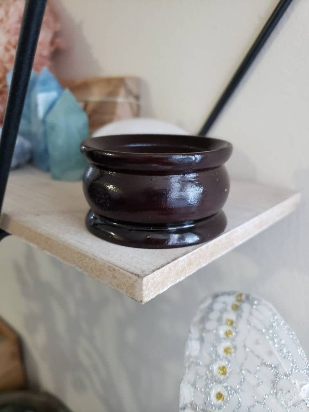 Wood Sphere Stand, Crystal Sphere Holder, Home Decor - Etsy