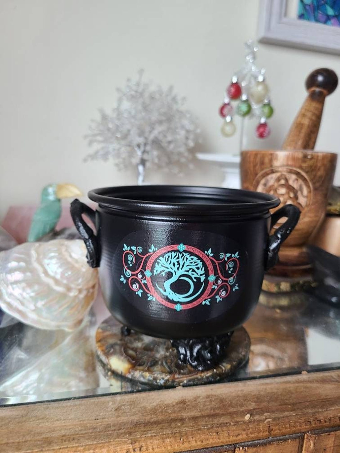 Cast Iron Cauldron, Altar Decor, Witches Cauldrons - Etsy