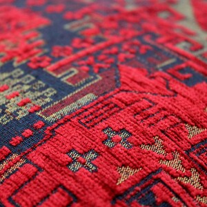 Dark Red Turkish Kilim Pillow Cover Antique Looking Luxurious Boho ...