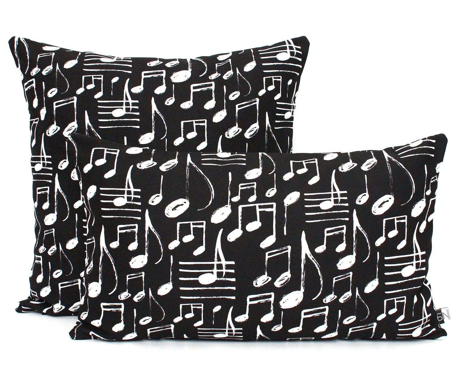 Music Notes Pillow Cover Print Throw Pillow Home Gifts for | Etsy