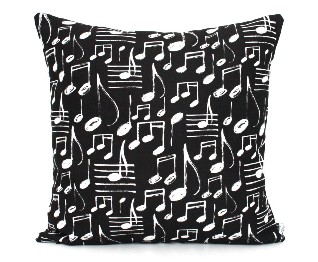 Music Notes Pillow Cover Print Throw Pillow, Home Gifts for You - Etsy