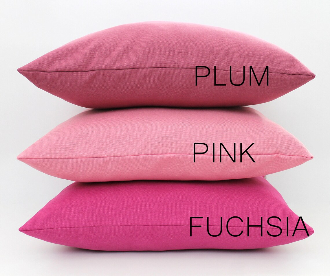 Fabric Colour Samples Request for Solid Throw Pillows by - Etsy